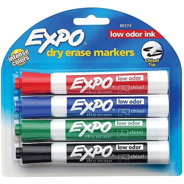 Expo markers set of 4