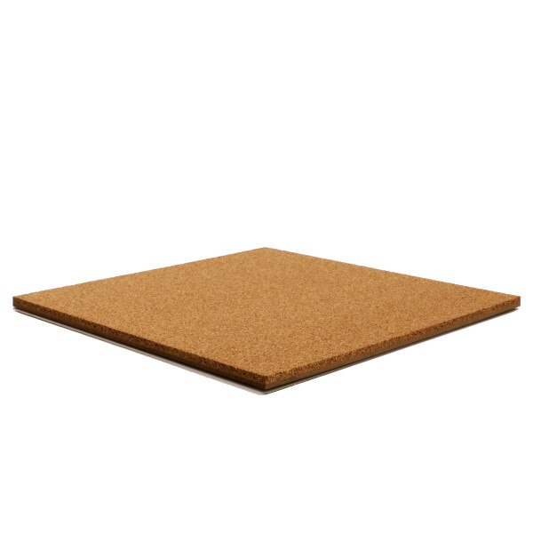 Square 12" Natural Tan Cork Wall Tiles